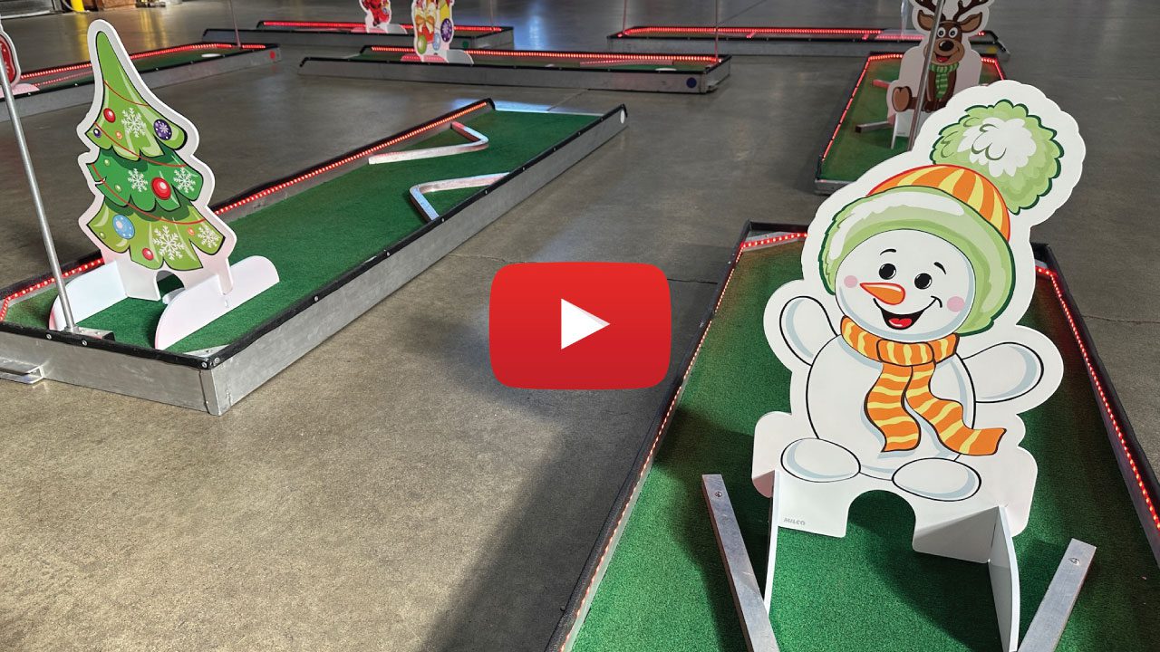 Mini Golf Obstacles, Industrial Aluminum and Powder Coated